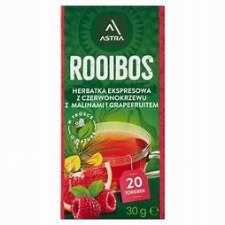 Herbata Rooibos ekspresowa Astra30g z malinami i G (5900127000158 ...