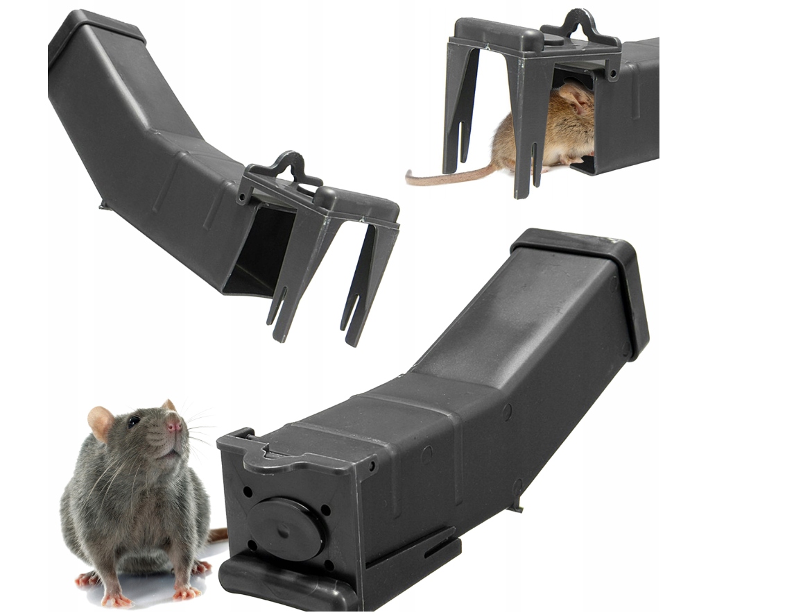 PUŁAPKA NA MYSZY I GRYZONIE ŻYWOŁAPKA HUMANITARNA CHWYTACZ ŁAPKA NA ...