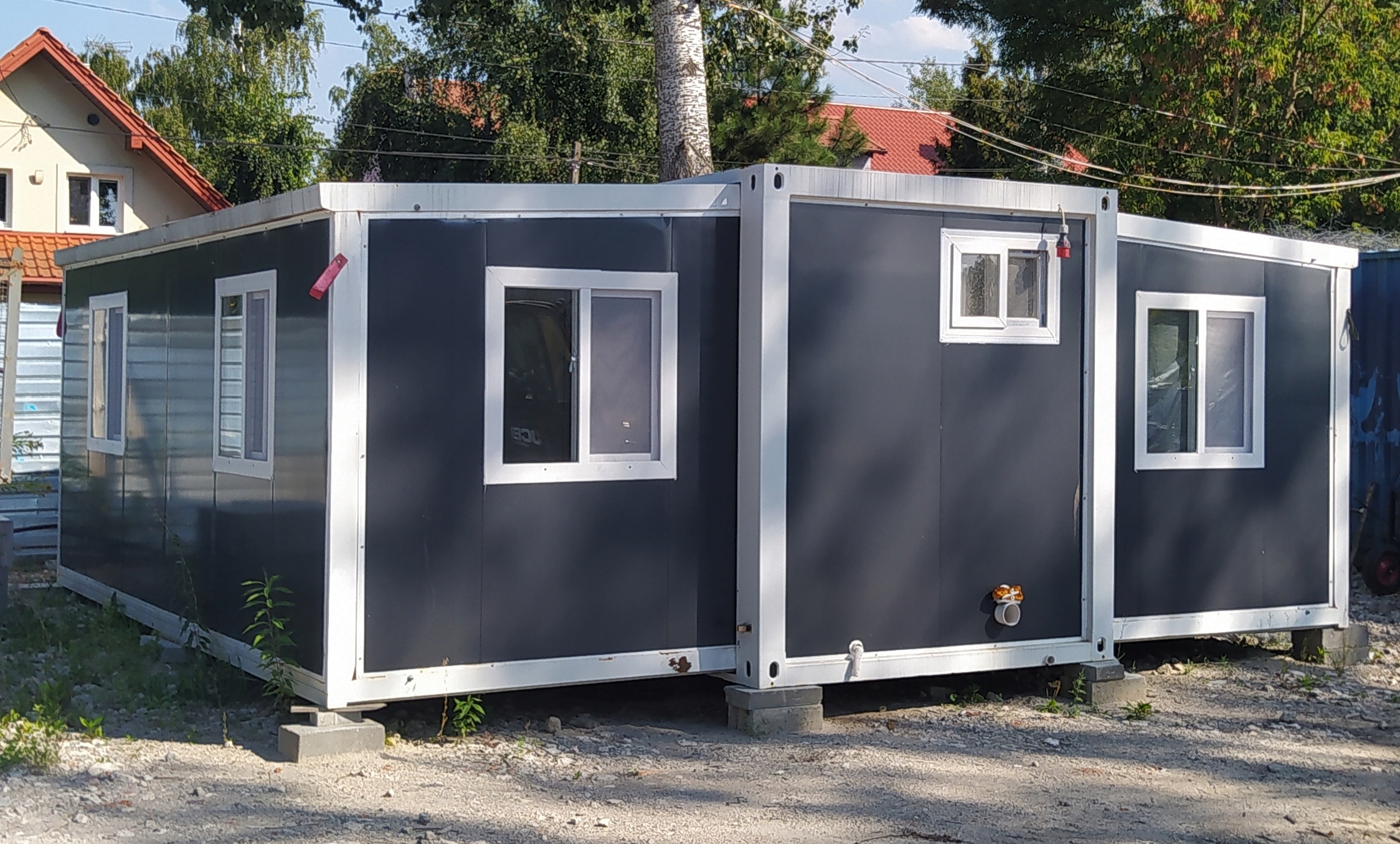 Kontener mieszkalny socjalny biurowy 35m składany (HCST-01) • Cena ...