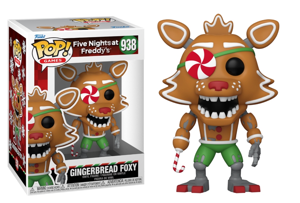 Gingerbread Foxy 938 Five Nights at Freddy's Funko 14367260473 - Sklepy ...
