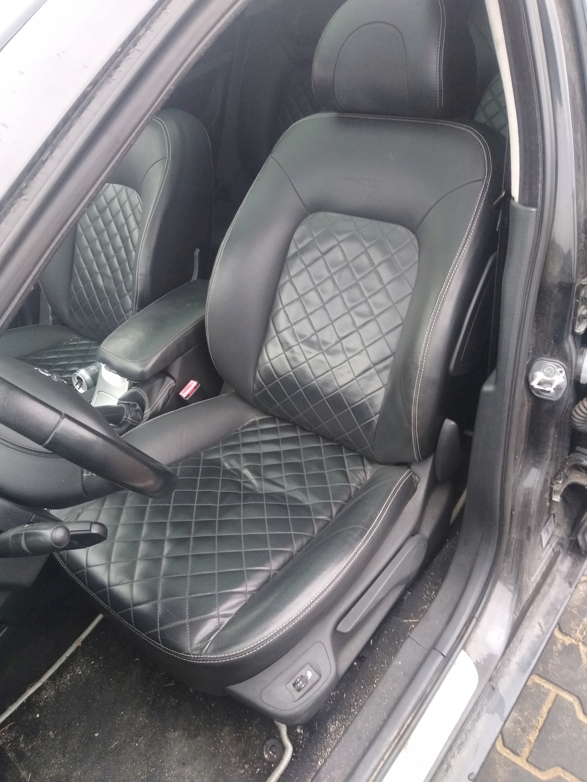 FOTEL FOTELE PRZÓD I TYŁ PEUGEOT 407 SW RC LINE 2008 ROK KOMPLET za z ...