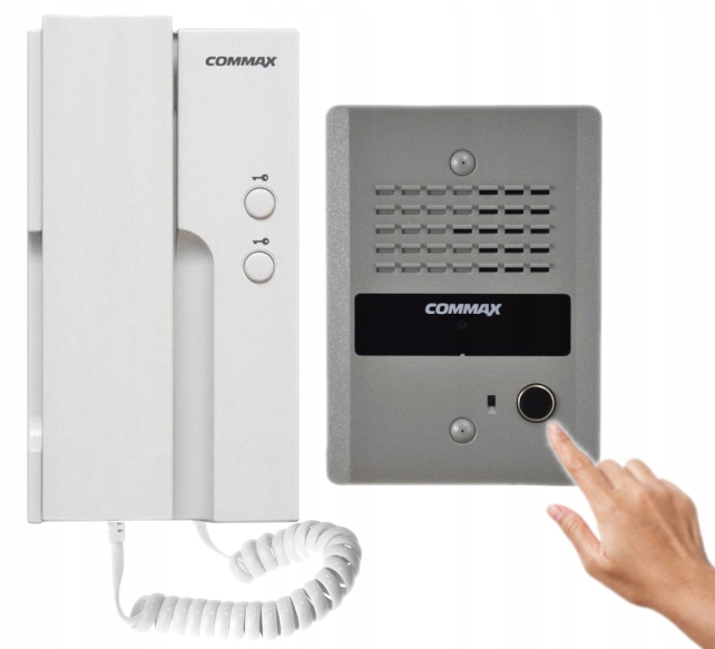 ZESTAW DOMOFONOWY COMMAX DOMOFON DP-2HPR 12V 1-RODZINNY DR-2GN ...
