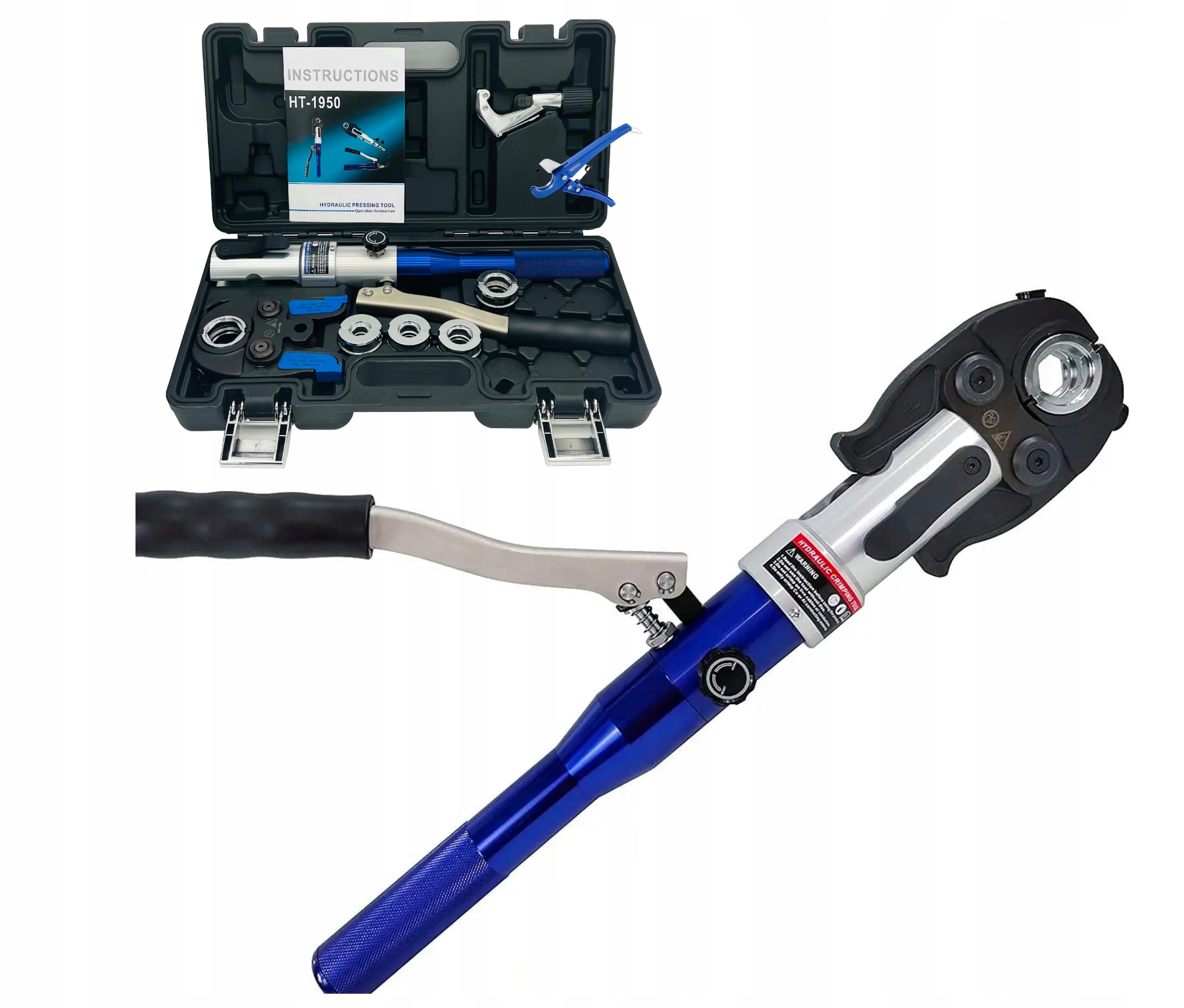 ZACISKARKA DO RUR SZCZYPCE PRASKA HYDRAULICZNA PROMIENIOWA APRIL MIEDŹ ...