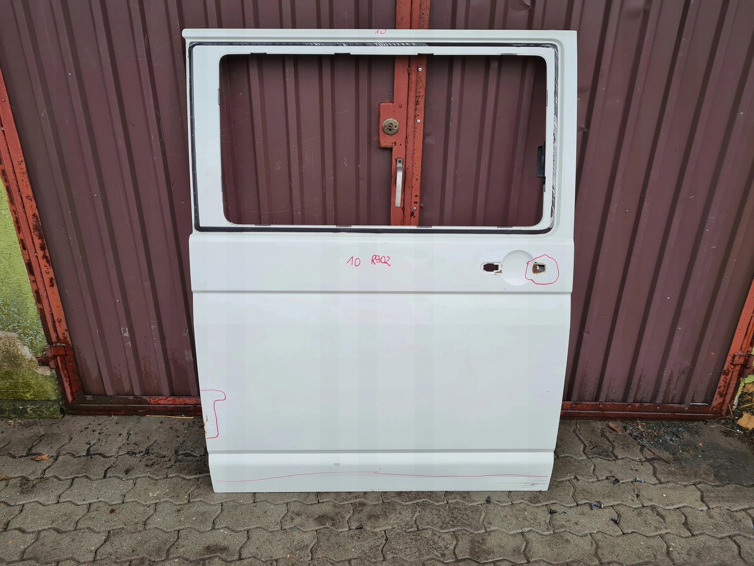 VW T5 drzwi przesuwne prawe białe R902 za 350.00PLN z Drezdenko ...