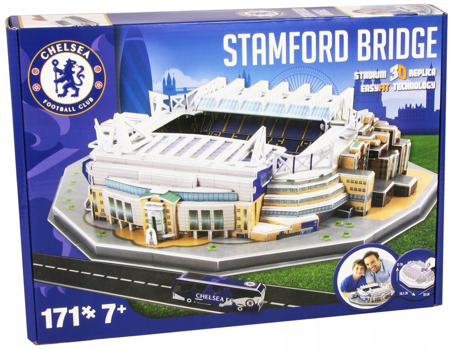 3D Puzzle Nanostad Stamford Bridge Stadium 171 dílků - Allegro