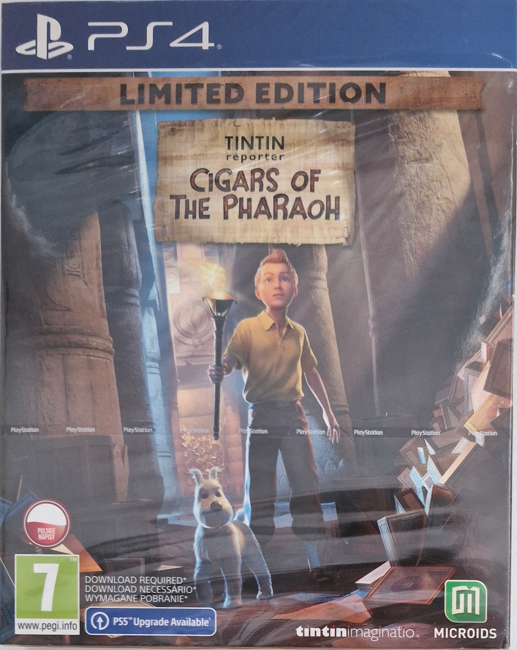 TINTIN REPORTER CIGARS OF THE PHARAOH LIMITED EDITION PL FOLIA - PS4 - Stan: Nowy - Sklepy ...