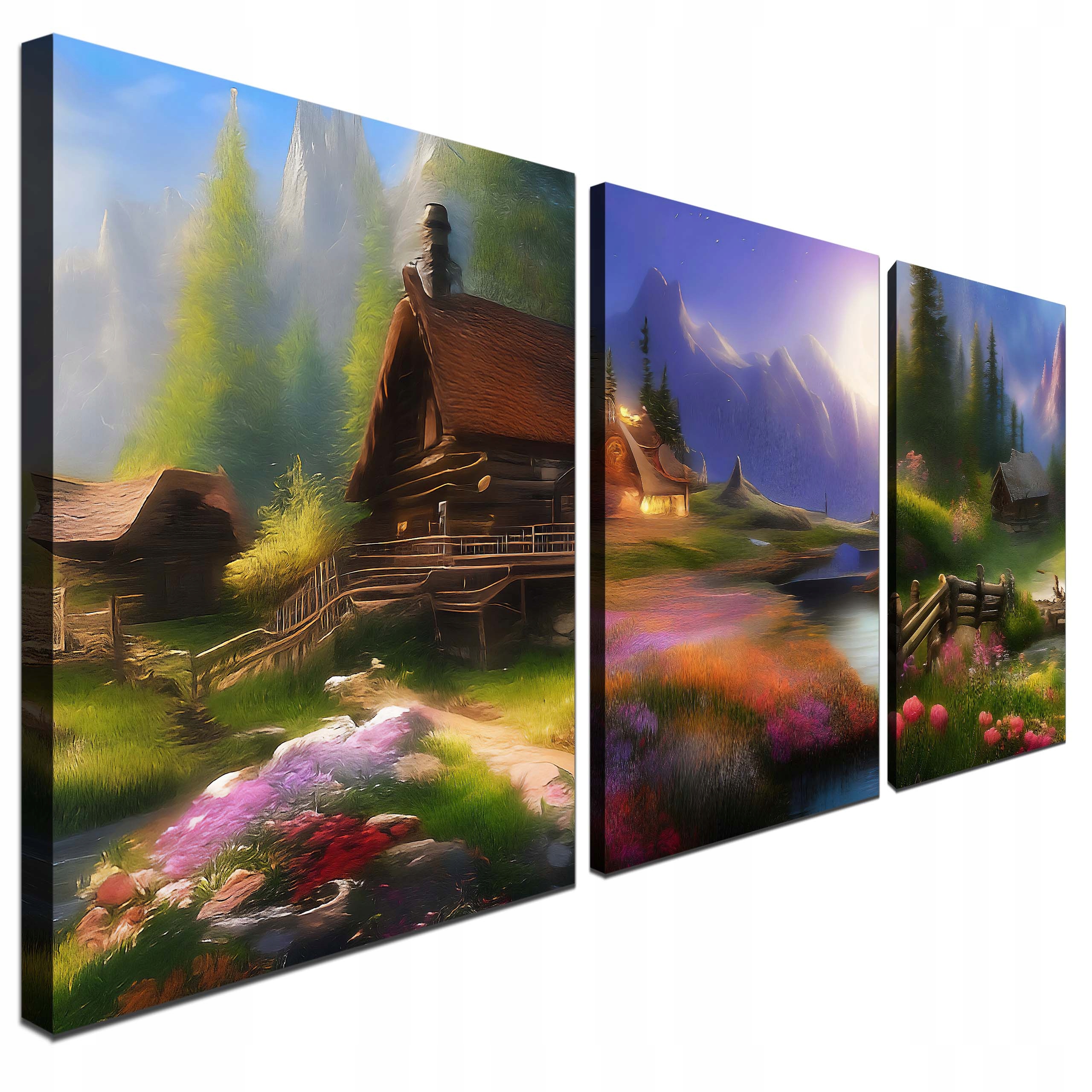 OBRAZ do salonu 3 częściowe na płótnie Krajobraz (6552 OBRAZ PŁÓTNO NA ...