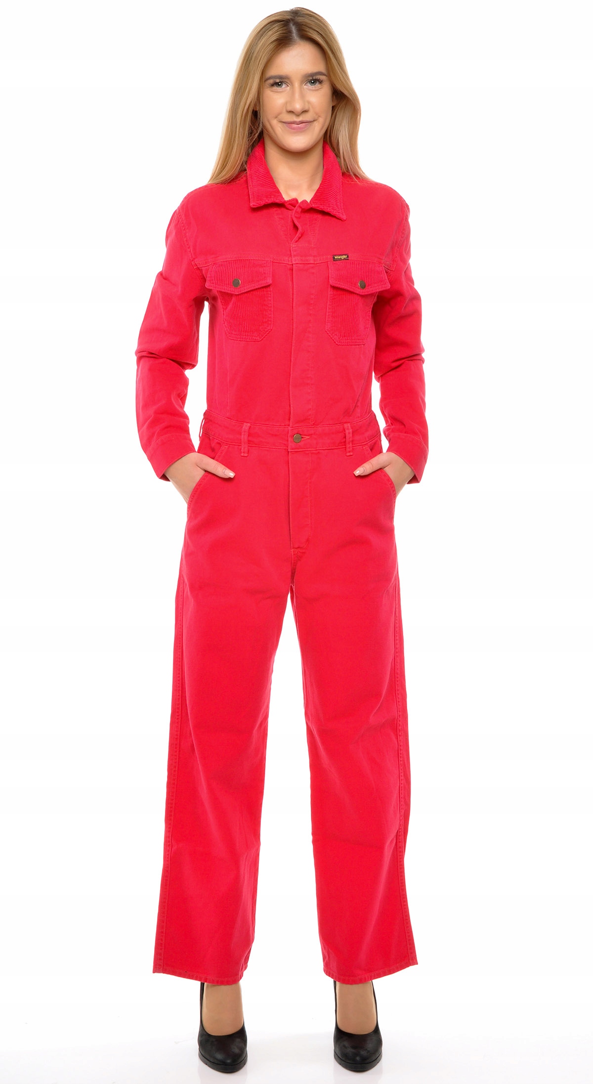 WRANGLER kombinezon JEAN red OVERALL _ L 40 (5400852787114) • Cena ...