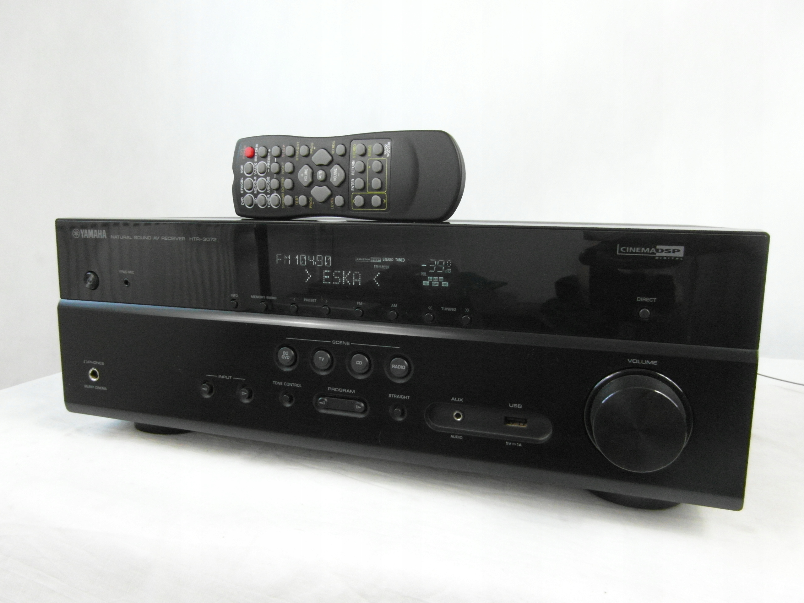 Amplituner YAMAHA HTR-3072 RDS/DTS/USB/HDMI/pilot - Sklep, Opinie, Cena w Allegro