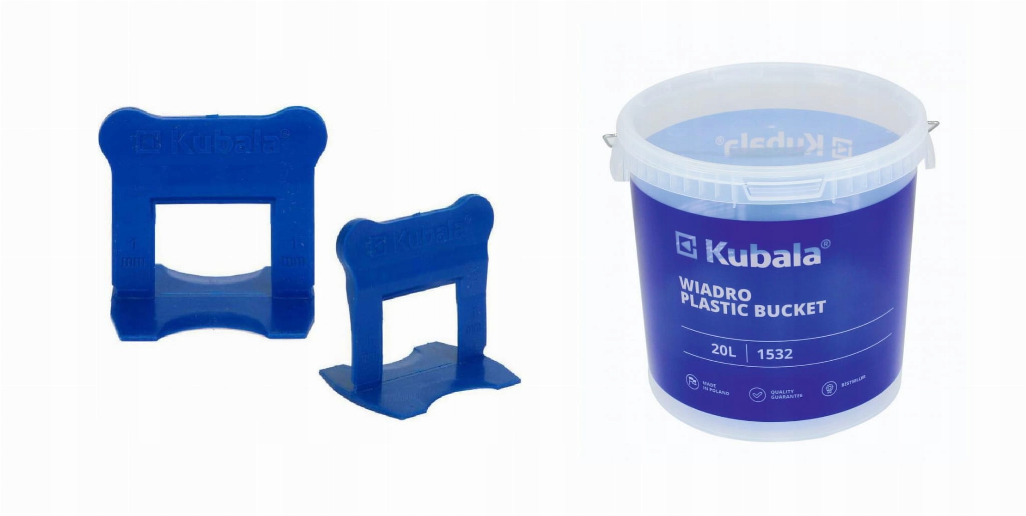 KUBALA KLIPSY SMART LEVEL 1,5mm 800szt WIADRO 20l (5907798318698 ...