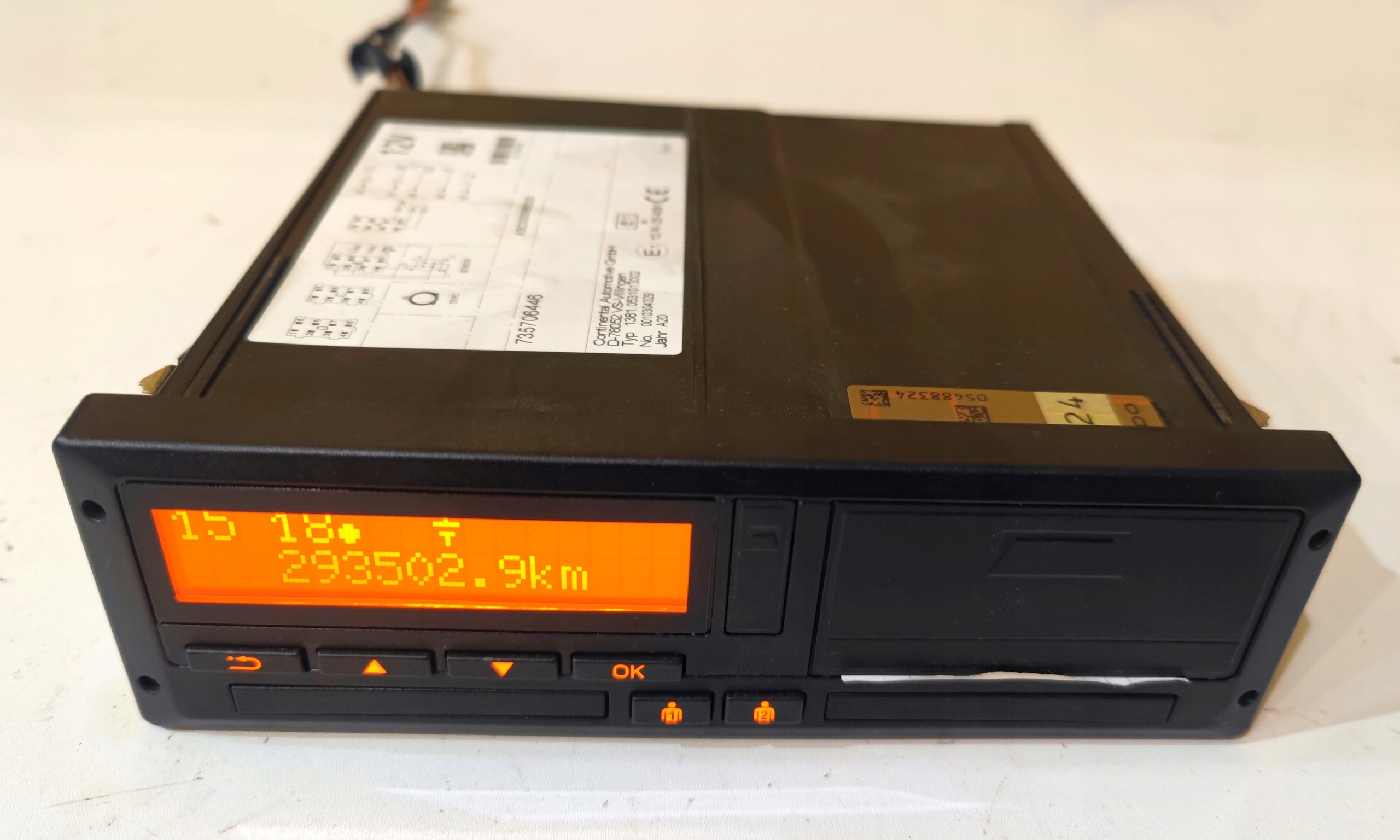 TACHOGRAF CYFROWY VDO 1381.0531013002 12V DUCATO 735706446 za 1690 zł z ...