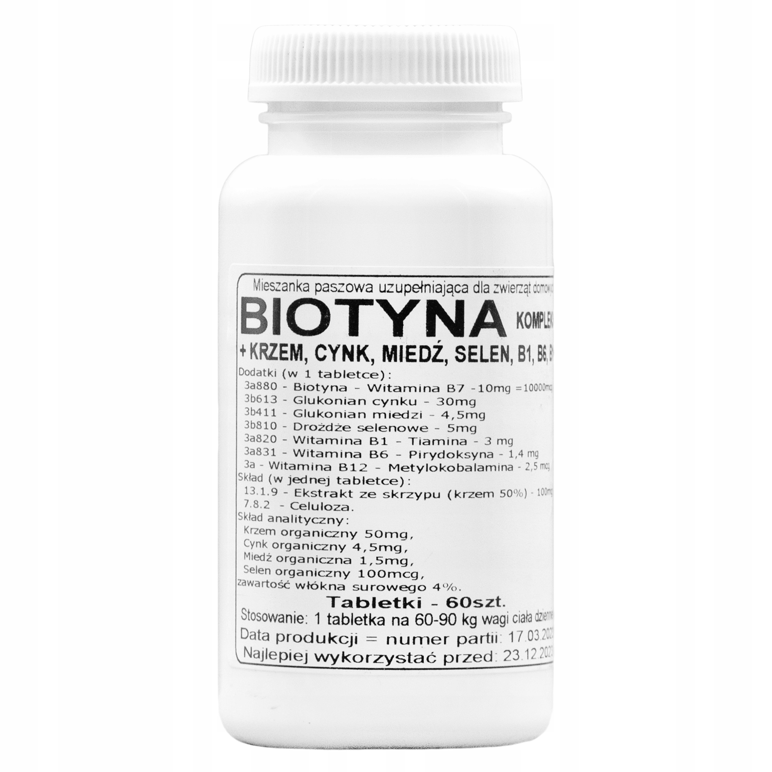 Biotyna kompleks Podkowa (5901537400002) • Cena, Opinie • Suplementy ...