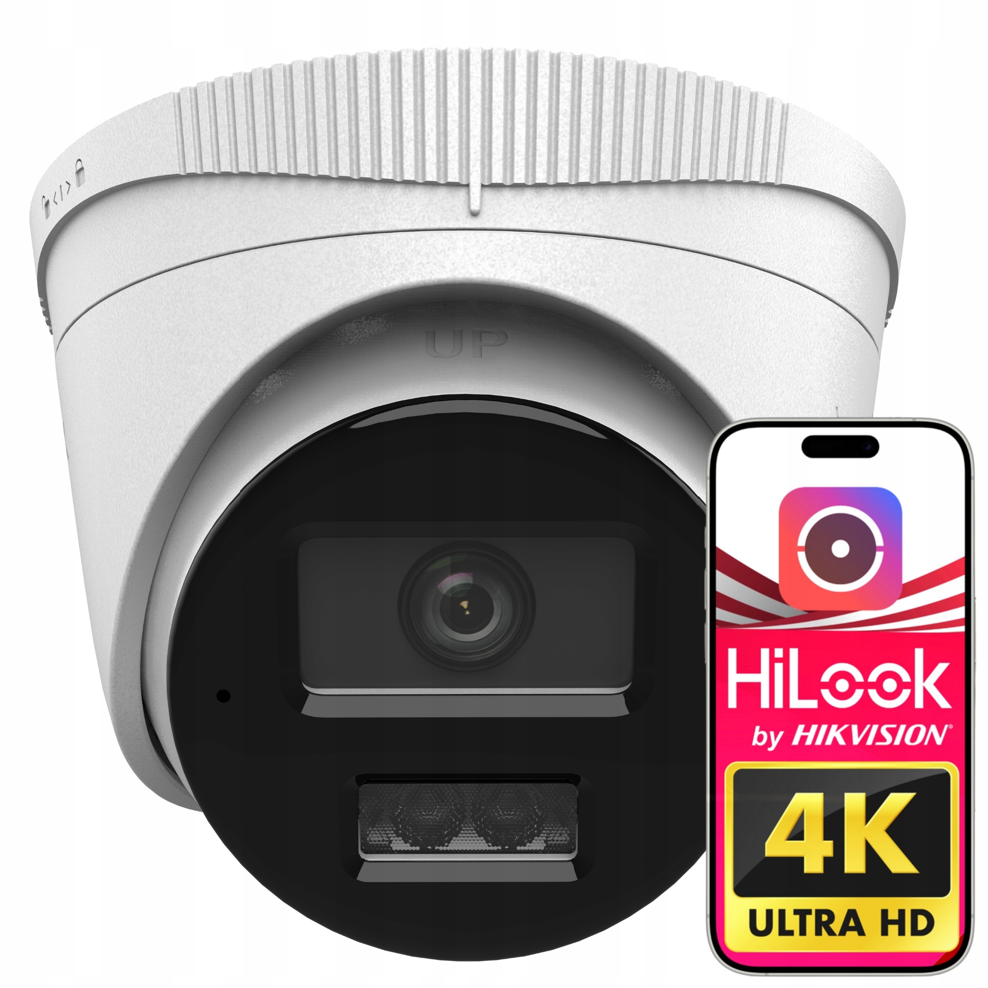 Kamera 8MPX IP IR30M SMART HYBRID LIGHT DETEKCJA HILOOK BY HIKVISION ...
