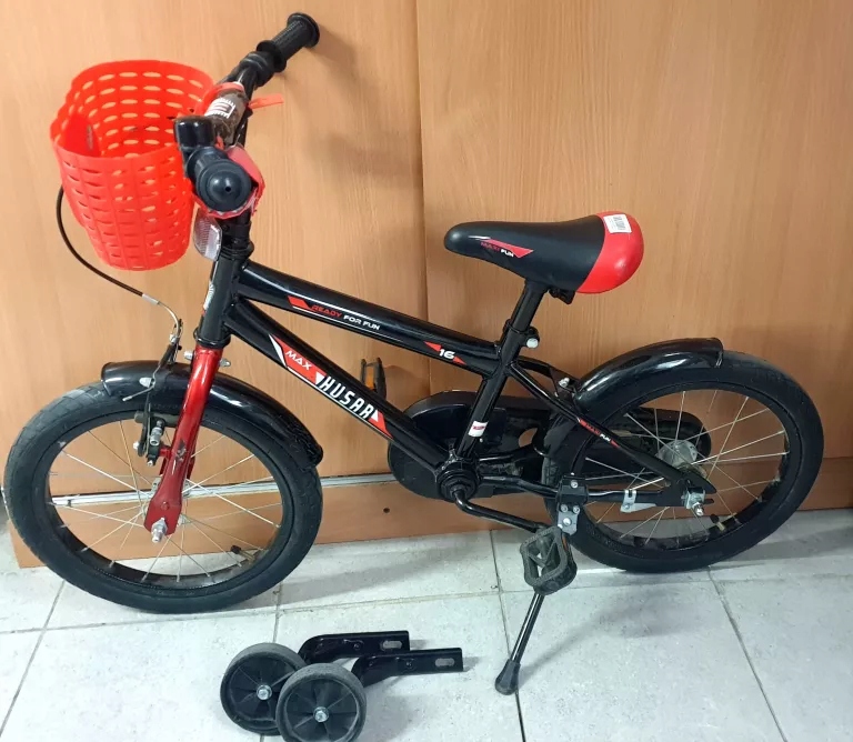 Rower dziecięcy Husar ALEX koło 16 " czerwony - 5900733594447 ...