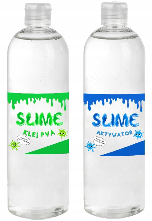 KLEJ PVA + AKTYWATOR DO SLIME GLUTY LITR 1L (5906438300291) • Cena ...