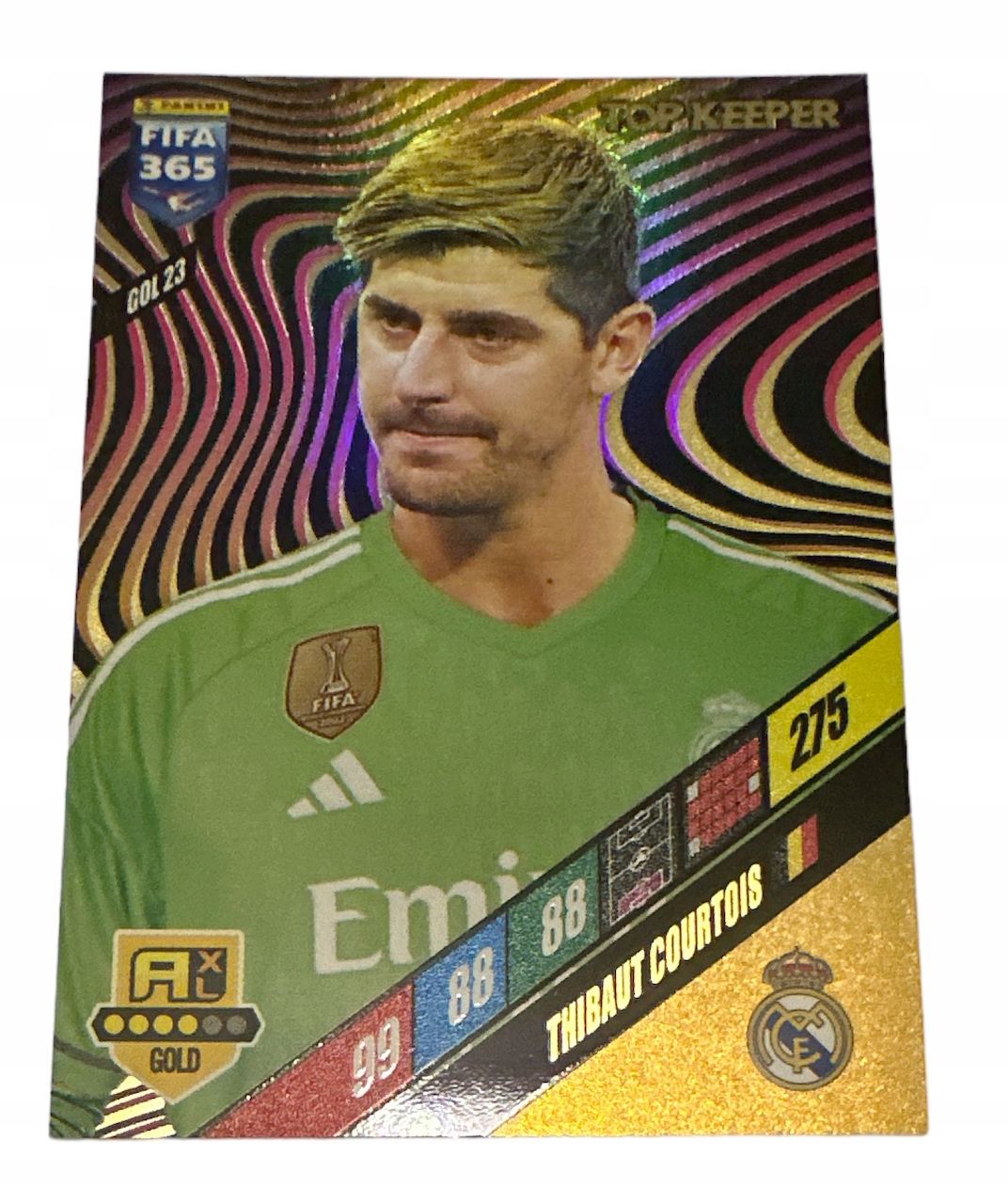 FIFA 365 2024 GOLD GOL 23 TOP KEEPER COURTOIS REAL - porównaj ceny ...