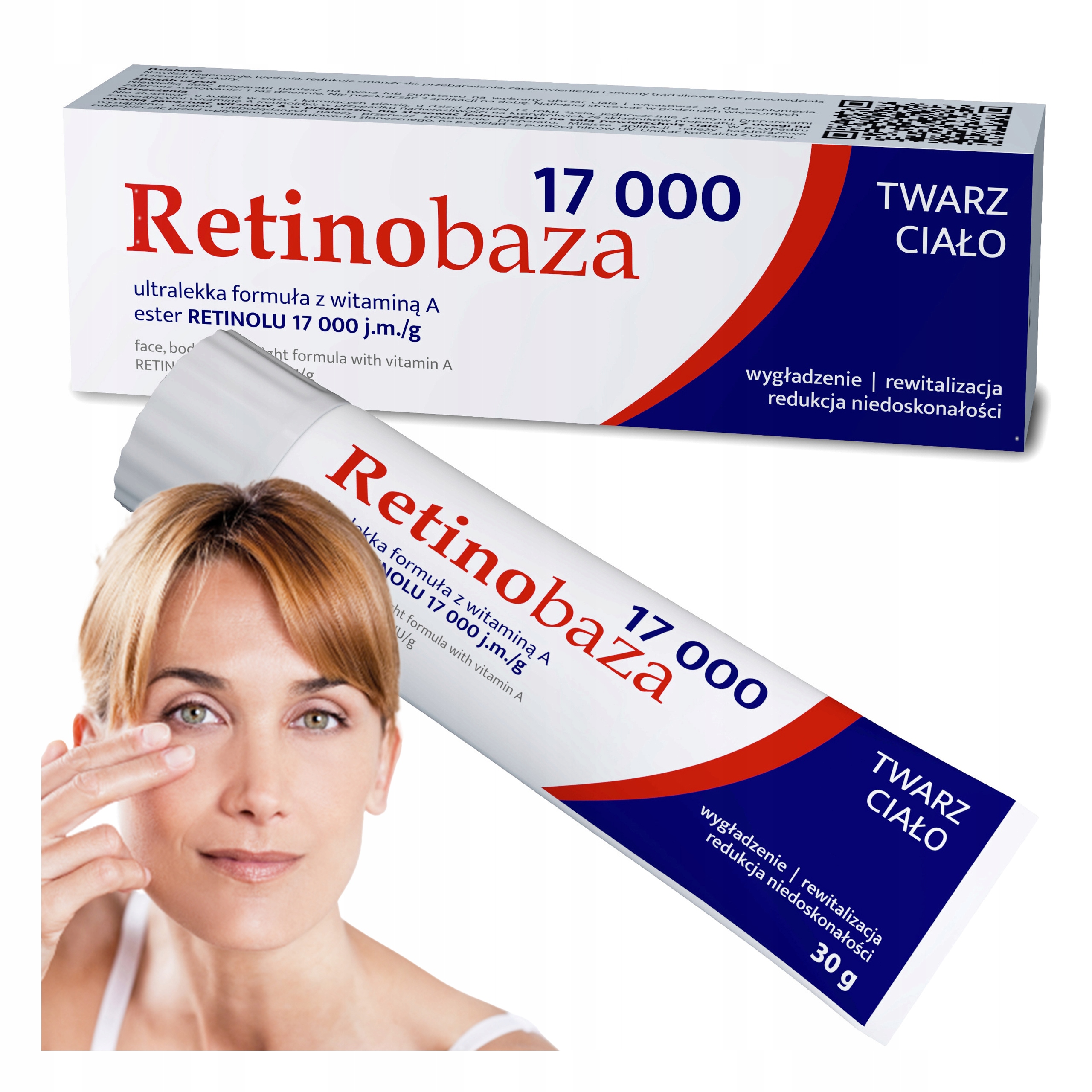 Retinobaza 17000 krem Z WITAMINĄ A 30 g (5907573300245) • Cena, Opinie ...