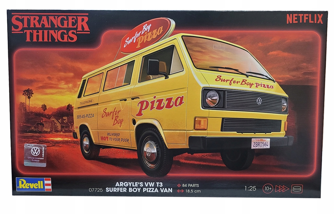 Összerakható modell Revell VW T3 Bus Surfer Boy - Stranger Things ...