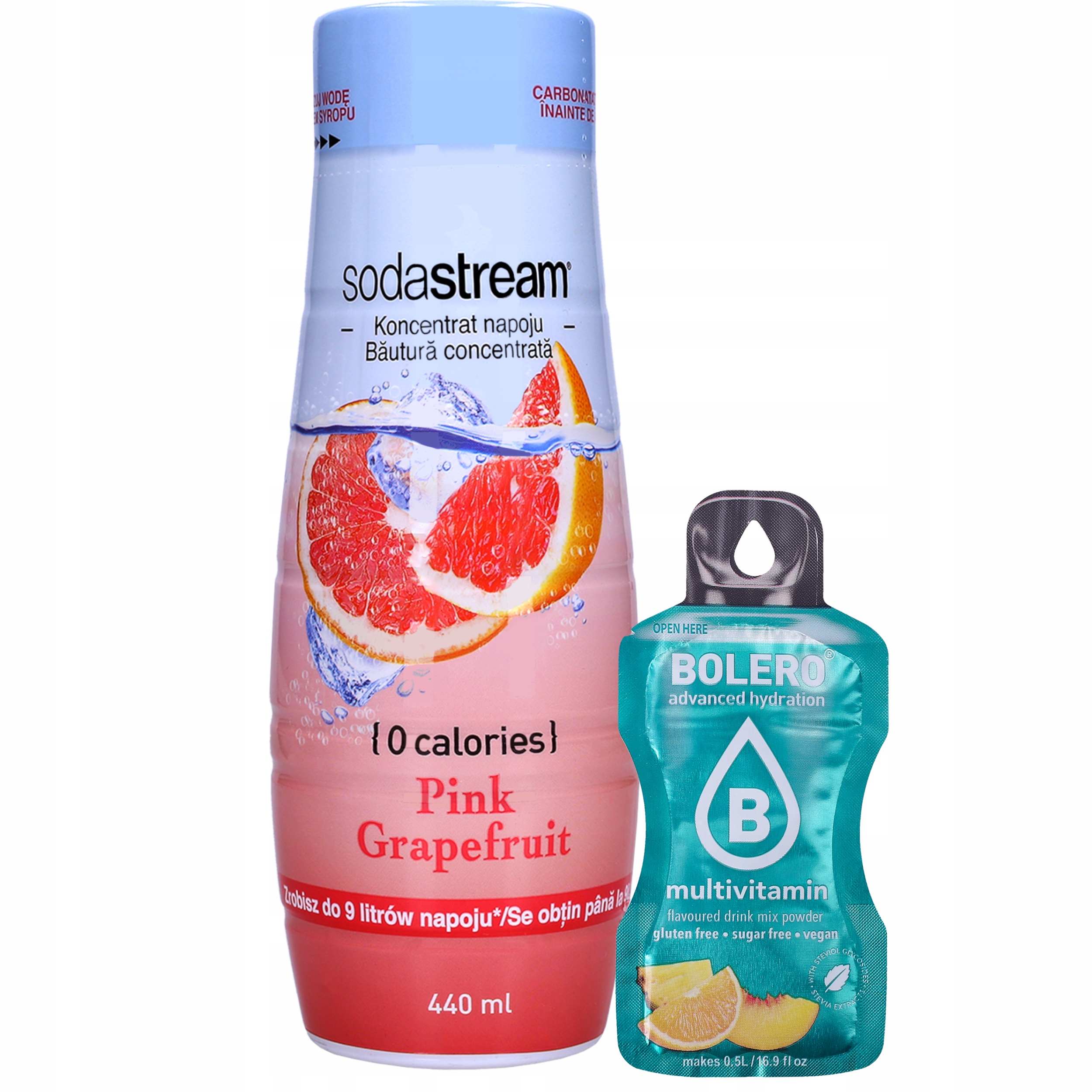 Syrop Koncentrat SodaStream Pink Grapefruit 440ml Bolero 3g ...