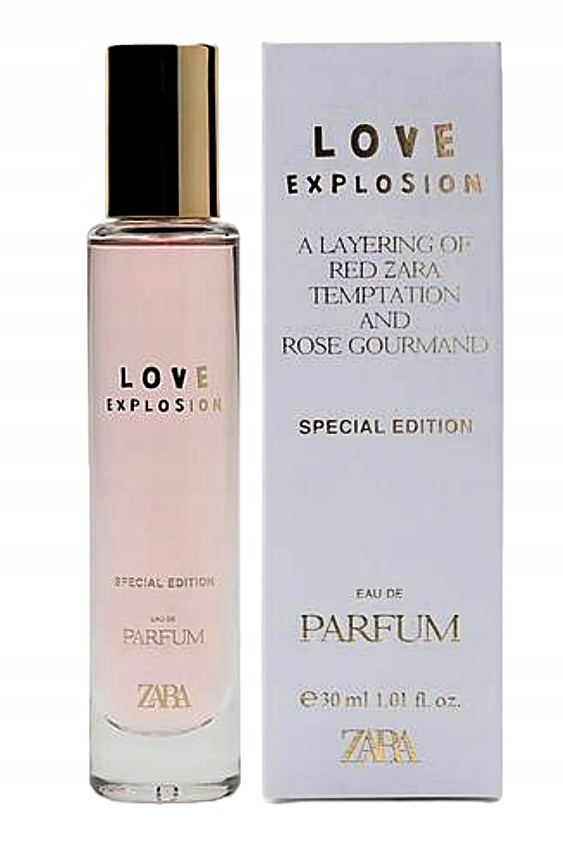 ZARA LOVE EXPLOSION 80 ML EDYCJA SPECJALNA - RED TEMPTATION&ROSE ...