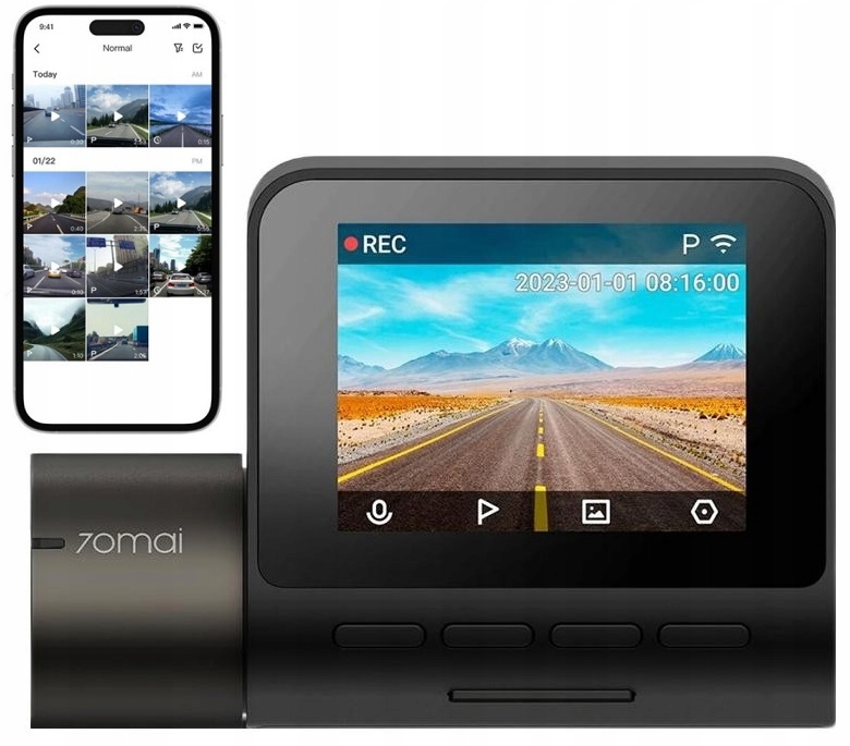 Kamera samochodowa 70Mai Dash Cam A200 60FPS HDR Full HD 1080p A200 za ... Kamera samochodowa 70Mai Dash Cam A200 60FPS HDR Full HD 1080p A200 za ...