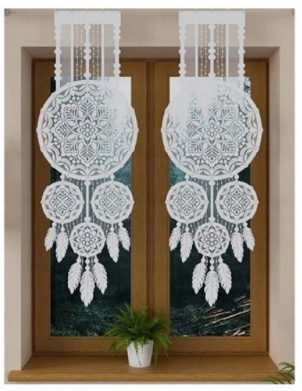 Firana panel ekranowy żakard 130*45cm (001391/PBL/001/045130/1) • Cena ... Firana panel ekranowy żakard 130*45cm (001391/PBL/001/045130/1) • Cena ...