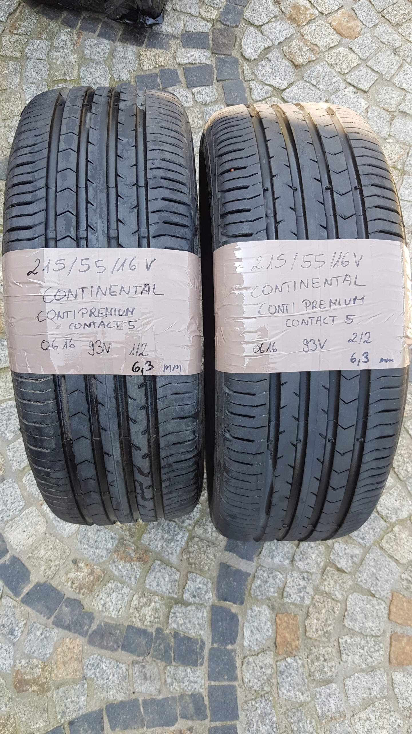 OPONY CONTINENTAL CONTIPREMIUMCONTACT 5 215 55 16 4019238552027 za 499 ...