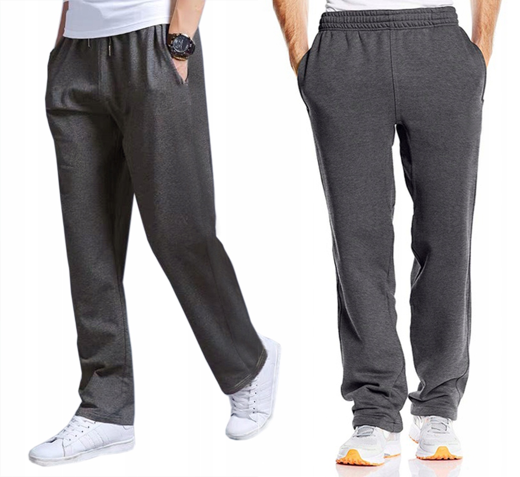 Spodnie Dresowe bez Ściągaczy - Niska cena na Allegro