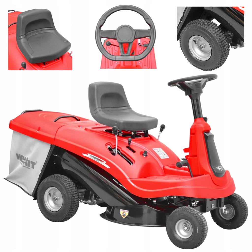 TRAKTOR TRAKTOREK OGRODOWY HECHT 5161NEW STARTER ELEKTR. 4,2KW NOWY ...