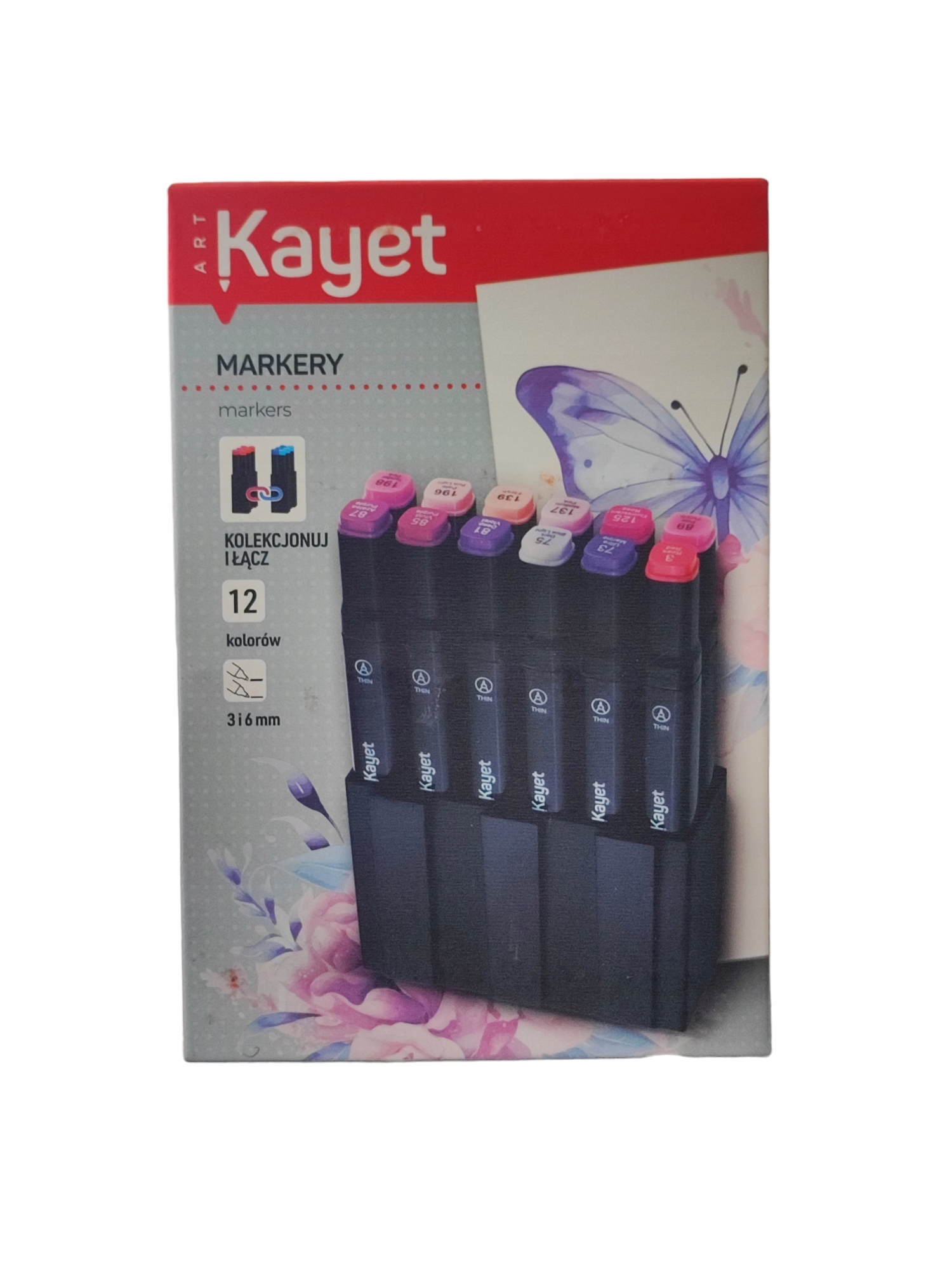 Mazaki Kayet 12 szt. (5609288296041) • Cena, Opinie • Pisaki, mazaki ...