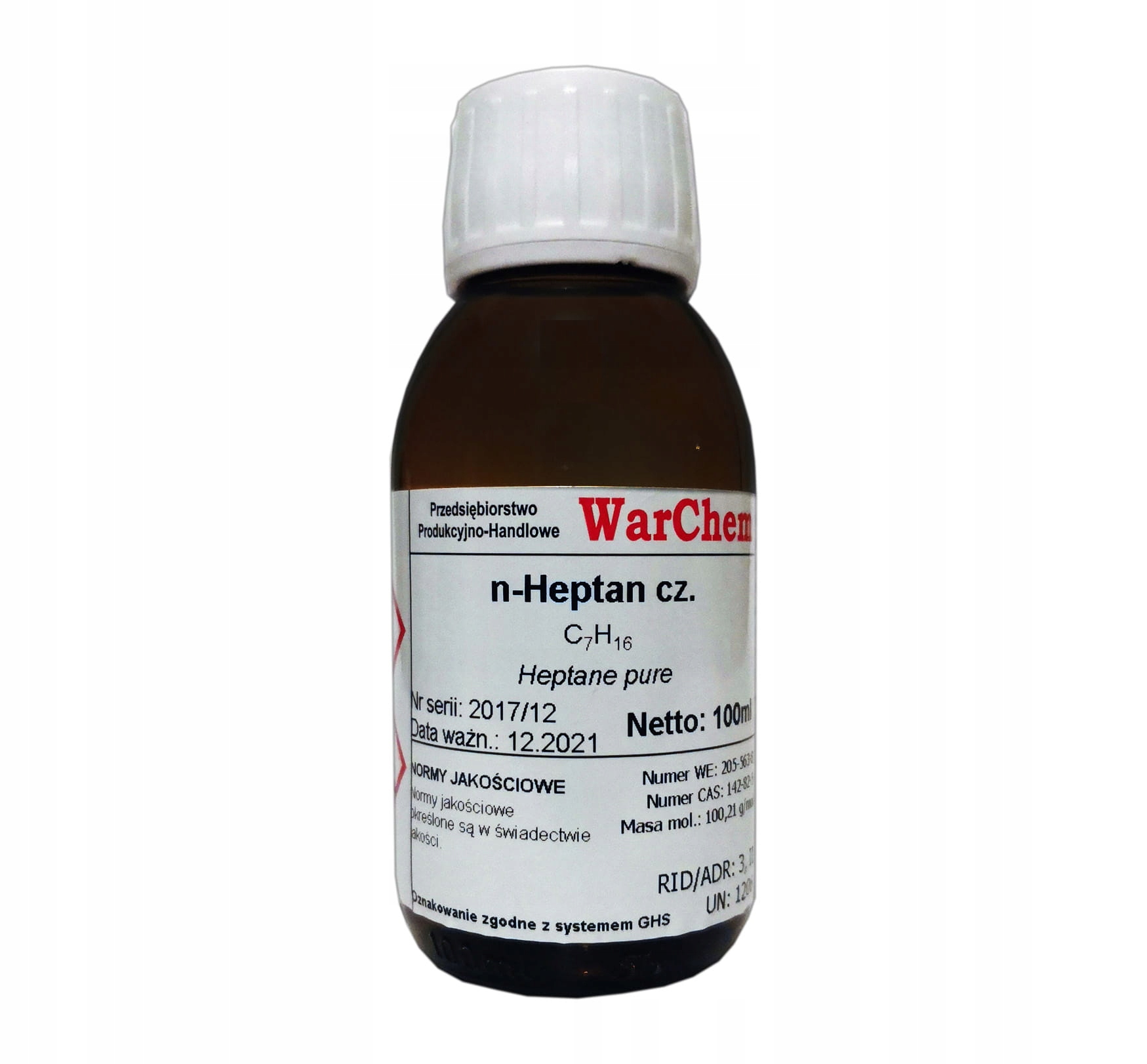 N- HEPTAN Warchem 100 ml czystość 99 % (5907729309948) • Cena, Opinie ...