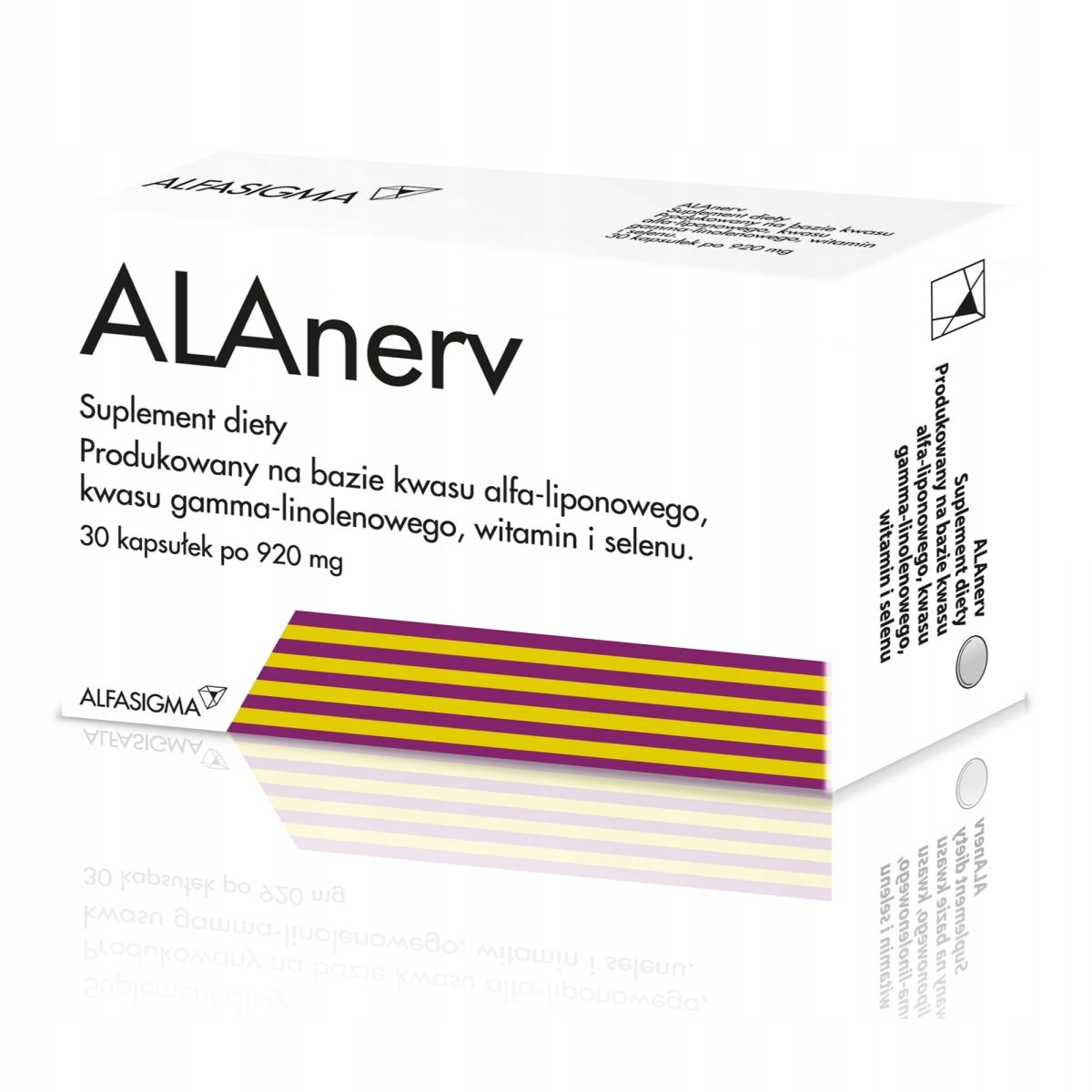 ALAnerv 920mg x 30 kaps. (8020030000520) • Cena, Opinie • Pamięć, układ ...