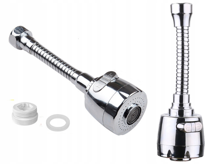 Perlator PRZEDŁUŻKA DO KRANU BATERII KUCHENNEJ RUCHOMA ELASTYCZNA ...