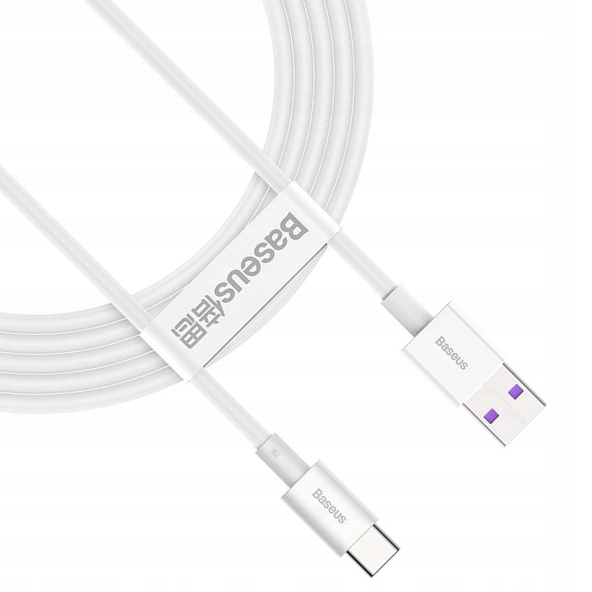 Kabel USB typ-C USB-C type-C 6A przewód 2m Szybkie Ładowanie xiaomi ...