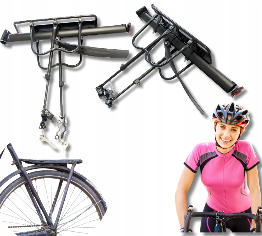 HÁTSÓ KERÉKPÁRTARTÓ 2K BLF-H27-5 ALU FEKETE ÁLLÍTHATÓ 26-29" 25 kg ...