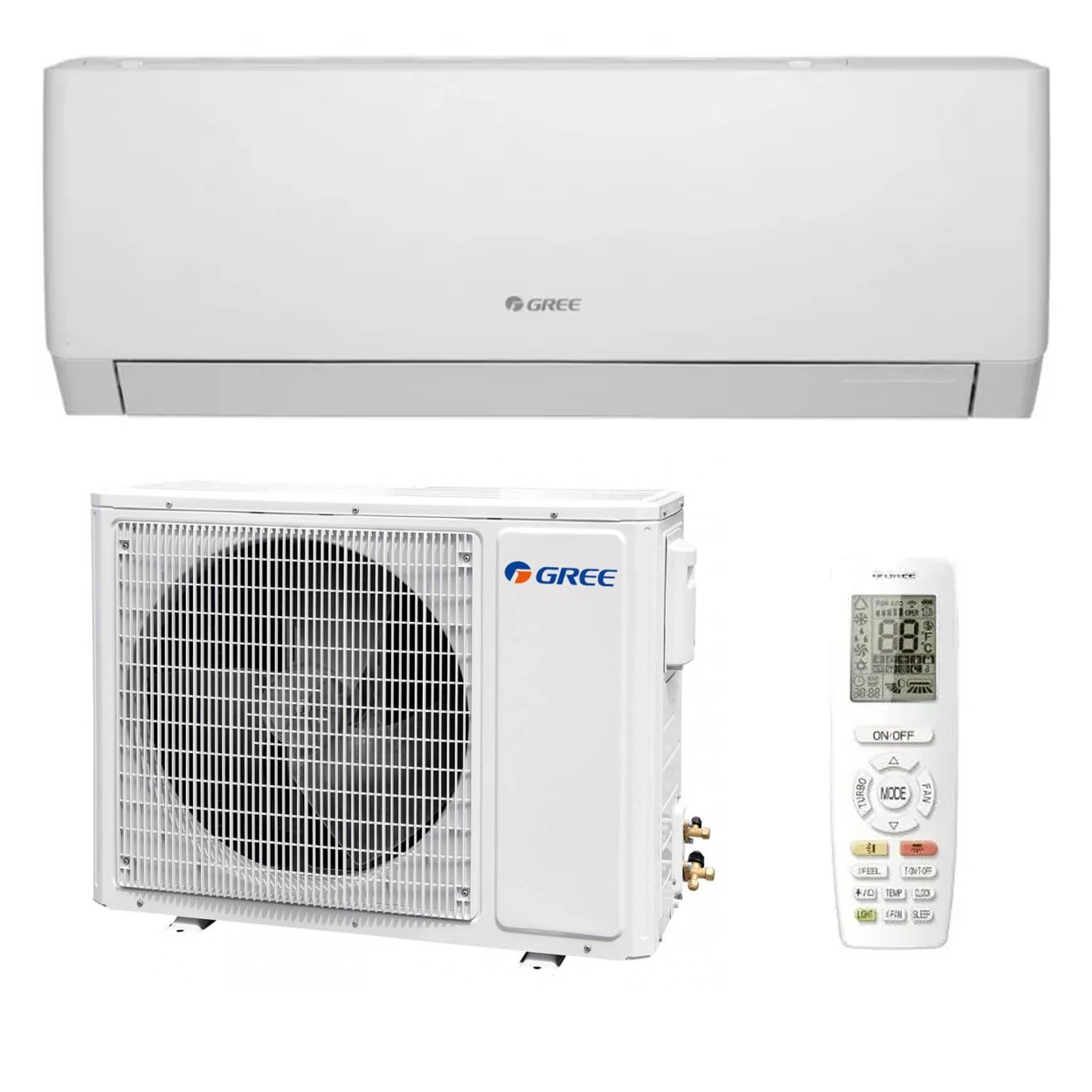 Klimatyzacja ścienna GREE Pular WIFI 40 m2 z funkcją grzania ...