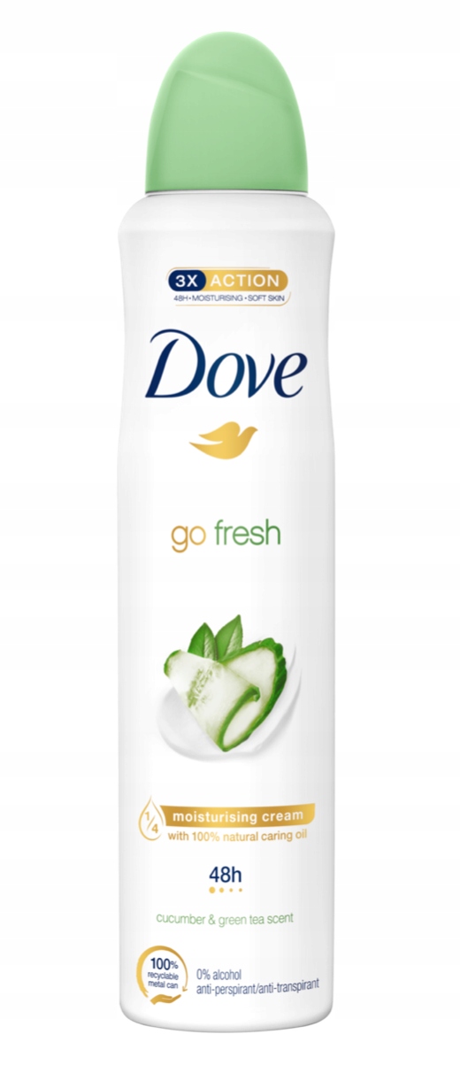 DOVE Cucumber & Green Tea antyperspirant spray 250ml (8717163004869 ...