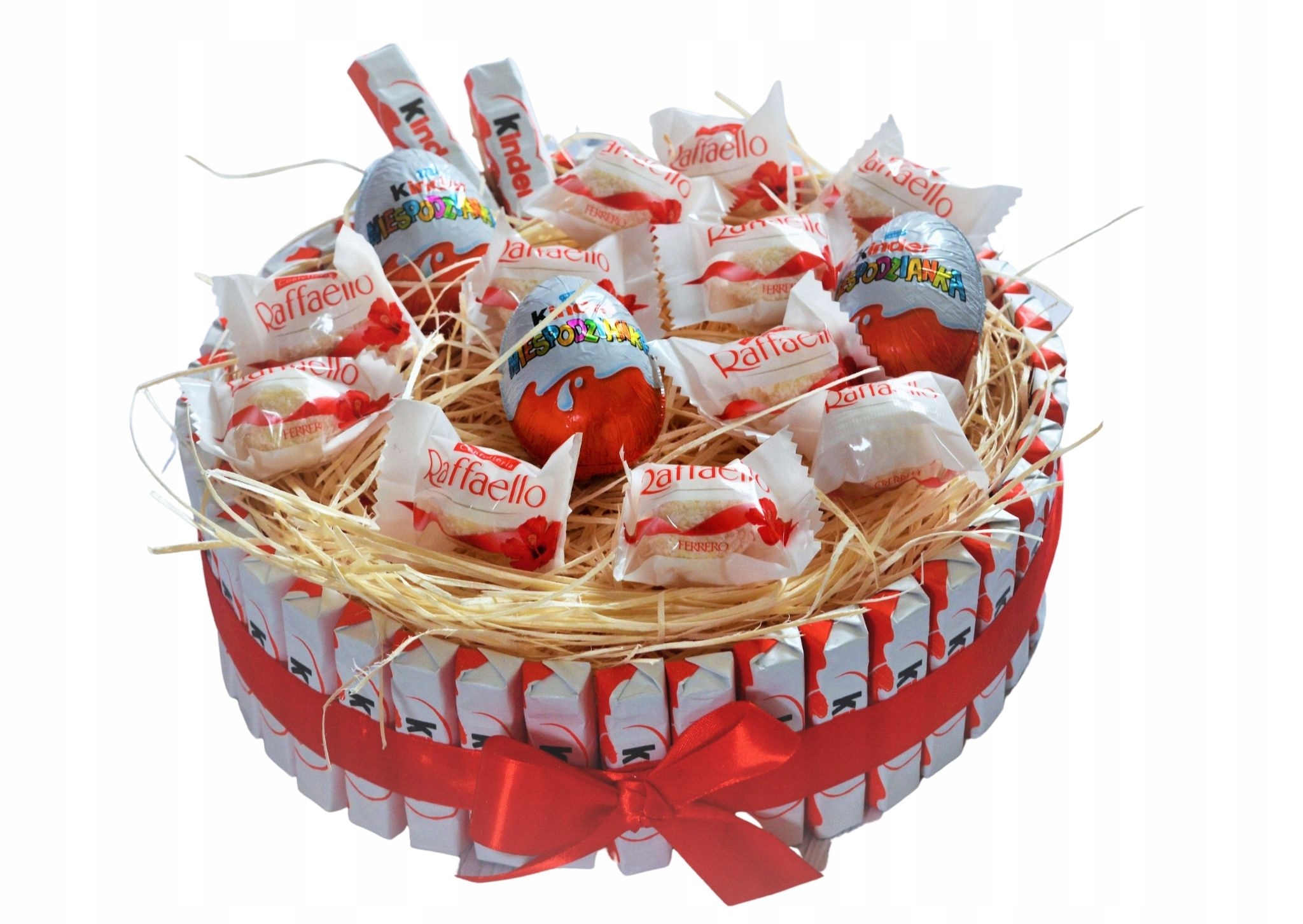 Tort z kinder box urodziny imieniny prezent (5904844679758) • Cena ...