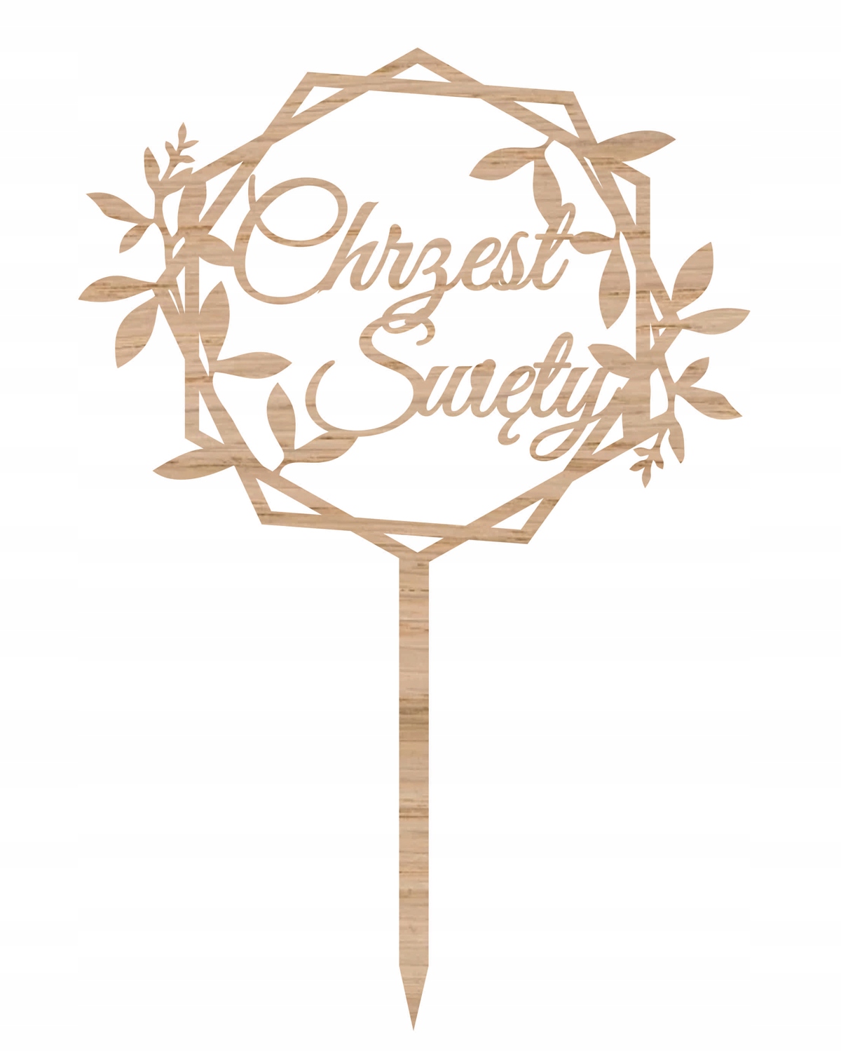 Topper TCD-20P- toper drewniany z okazji chrztu (5905359353201) • Cena, Opinie • Toppery ...