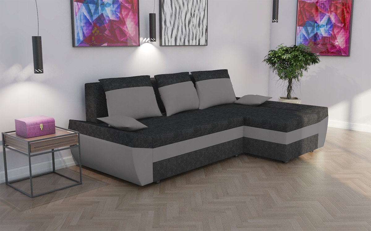 Rogówka NAROŻNIK MARIO funkcja spania Rozkładany (5905815768341) • Cena ...