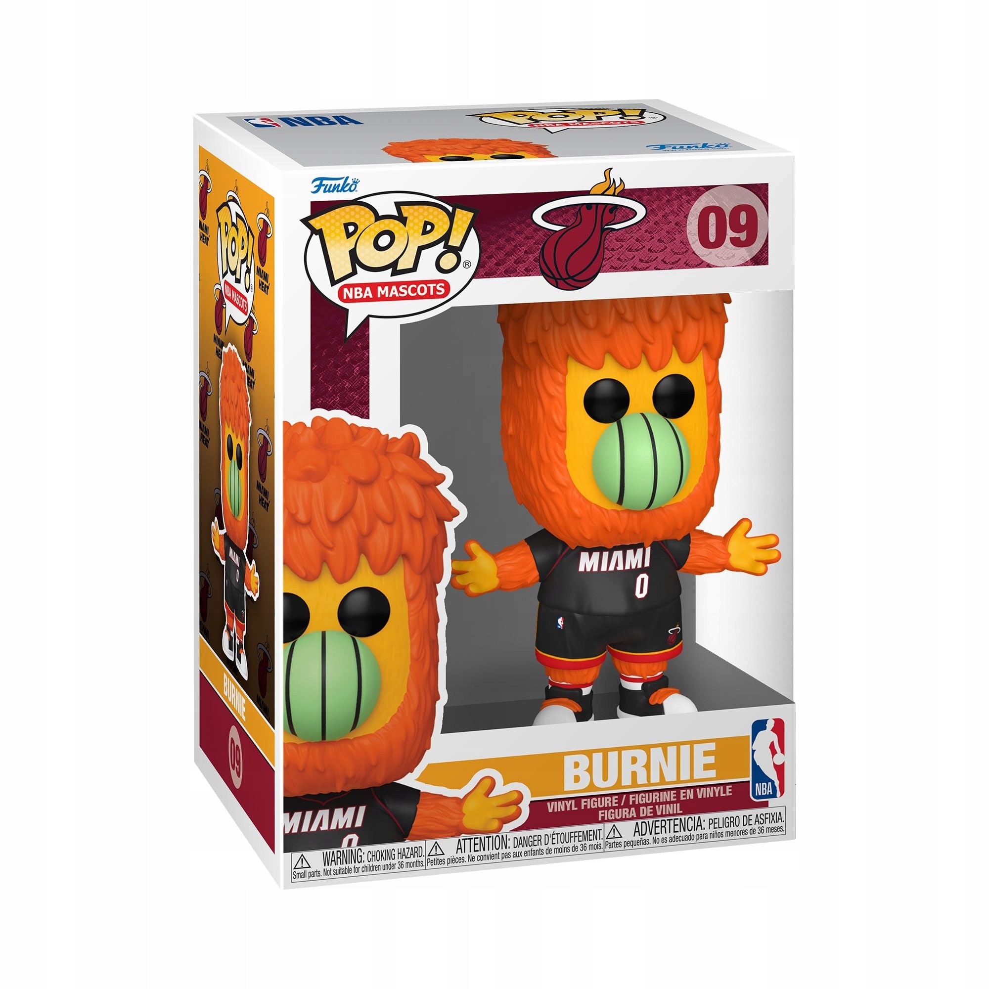 Funko Pop! NBA: Mascots - Miami - Burnie the Fireball - NBA Mascots - Colle 17393622952 - Sklepy ...