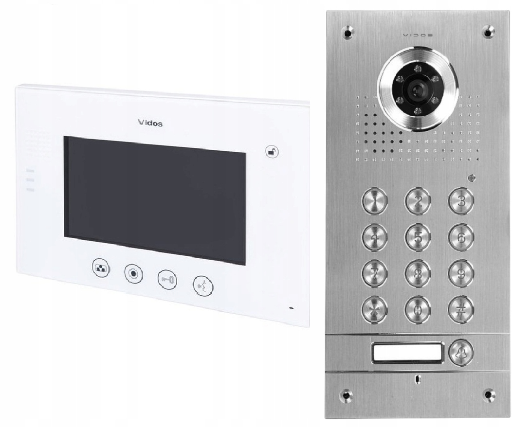 DOMOFON WIDEOMOFON MONITOR+ PANEL ZEWNĘTRZNY S561D • Cena, Opinie ...