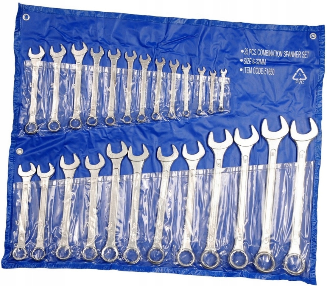 KLÍČE OČKOPLOCHÉ 6-32mm 25 Ks SADA VOREL za 579 Kč - Allegro