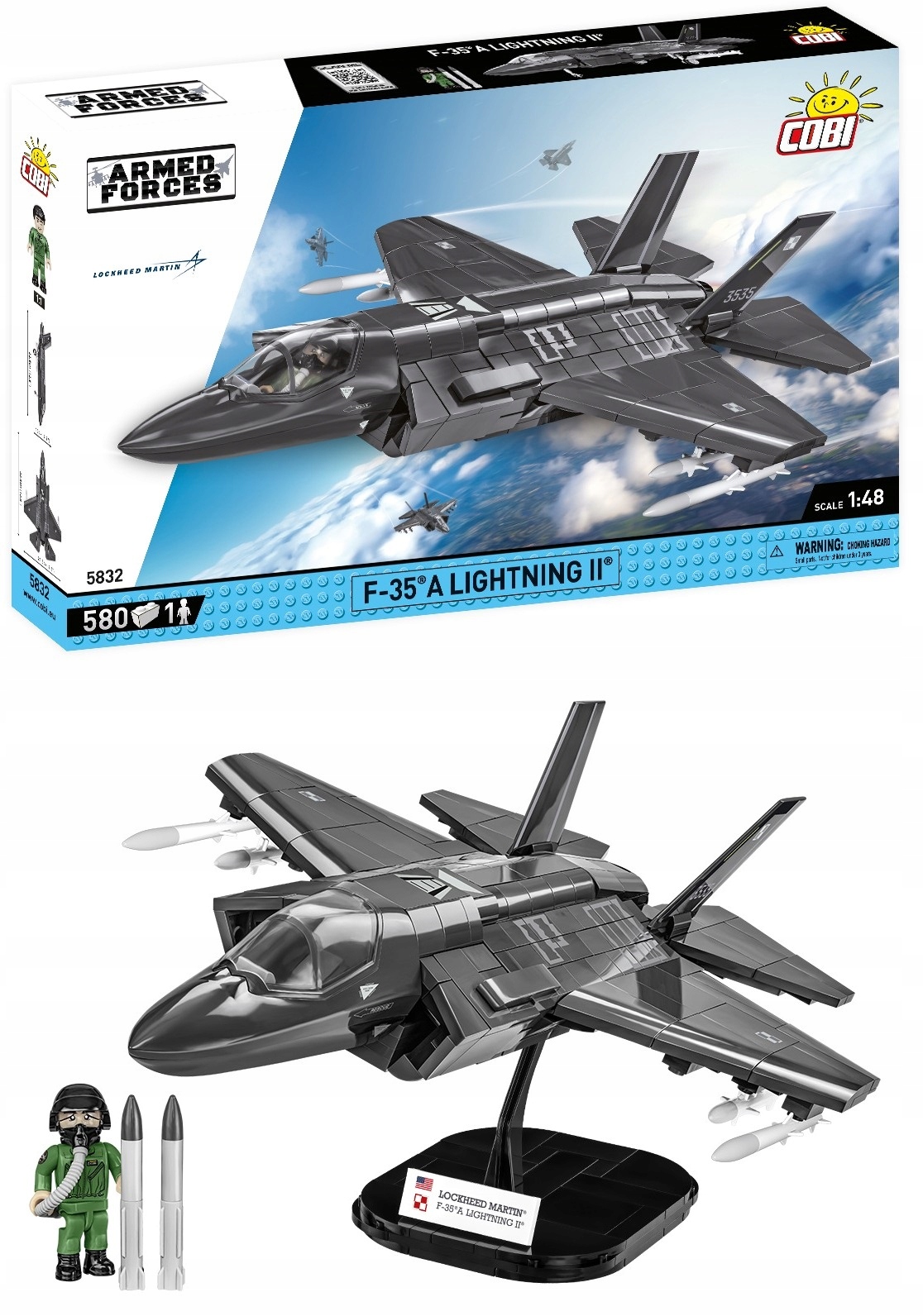 Myśliwiec Samolot F-35A Lightning II Cobi 5832 (5902251058326) • Cena ...