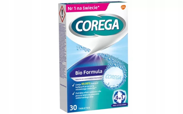 COREGA BIO FORMULA TABLETKI DO PROTEZ ZĘBOWYCH OP.30 SZT • Cena, Opinie ...
