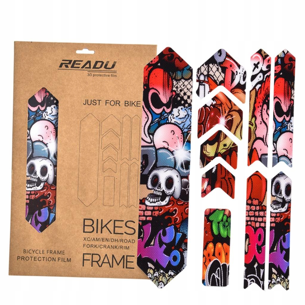 Naklejki na ramę roweru MTB Multicolor Bike - yu67 - 14336925733 ...