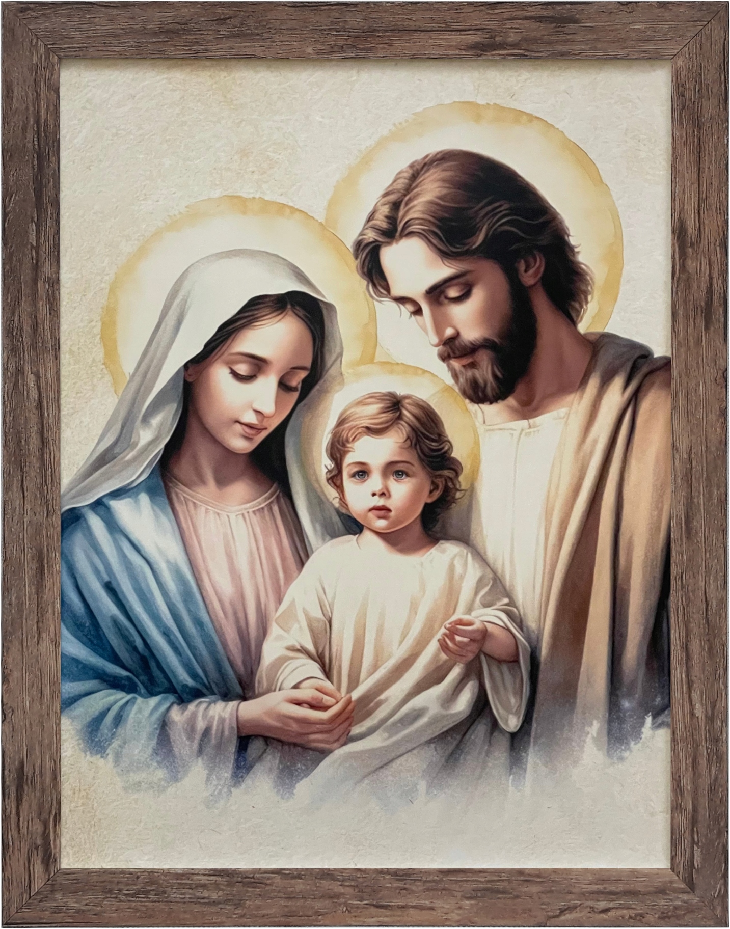 OBRAZ 45x35 ŚWIĘTA RODZINA JEZUS CHRYSTUS JÓZEF MARIA DĘBOWA RAMA ...