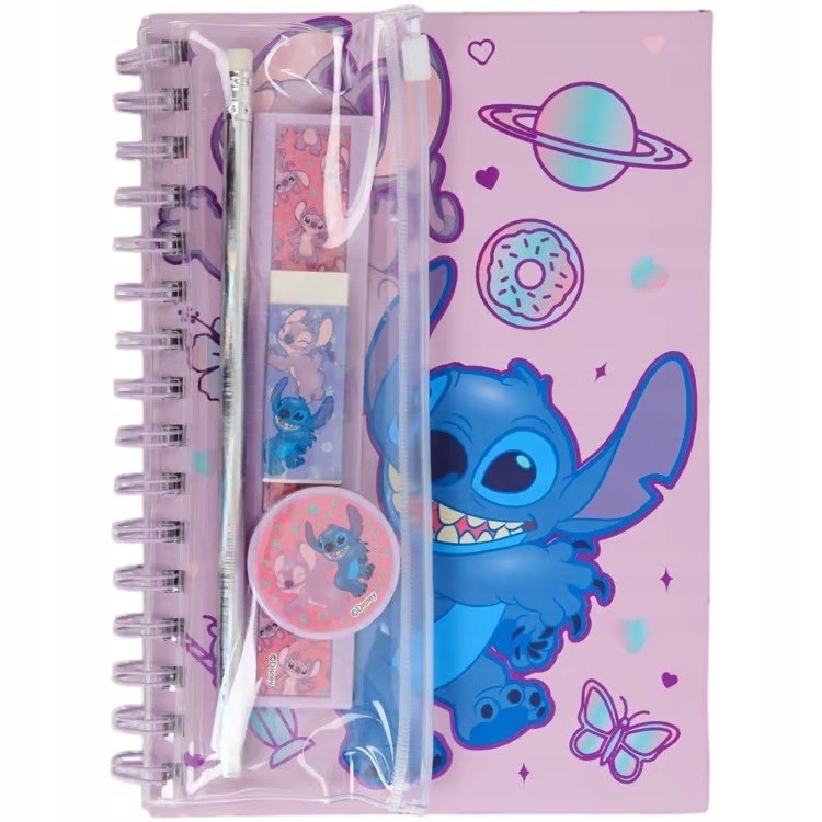 Notes A5 W&O Lilo i Stitch fioletowy (8720029092283) • Cena, Opinie ...
