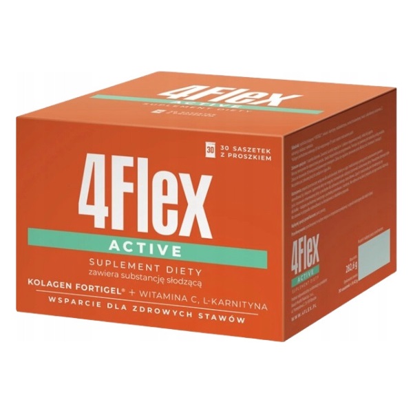 4flex active kolagen witamina C L-karnityna na stawy 30 saszetek ...