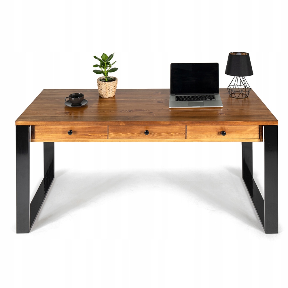 BIURKO Komputerowe INDUSTRIALNE Loft BIURO 160cm • Cena, Opinie ...